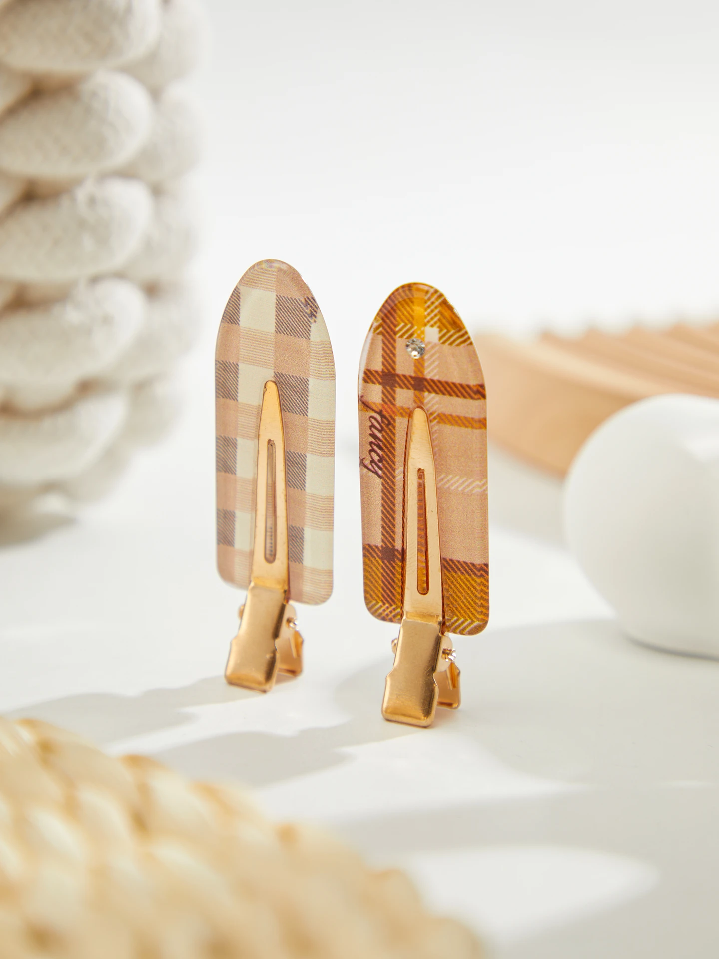 Plaid Hair Clip | Savana | Bestsellers