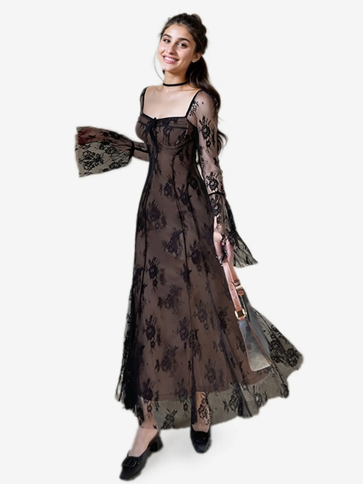 Sheer A-Line Dress | Savana | Bestsellers