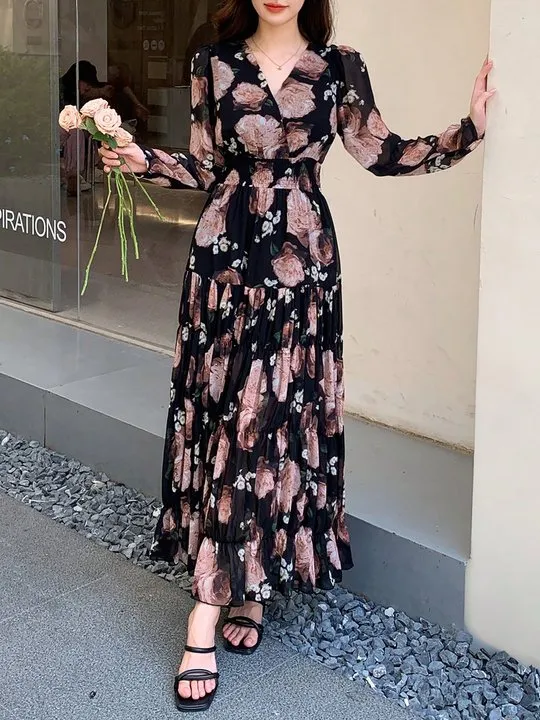 Printed A-Line Dress | Savana | Bestsellers