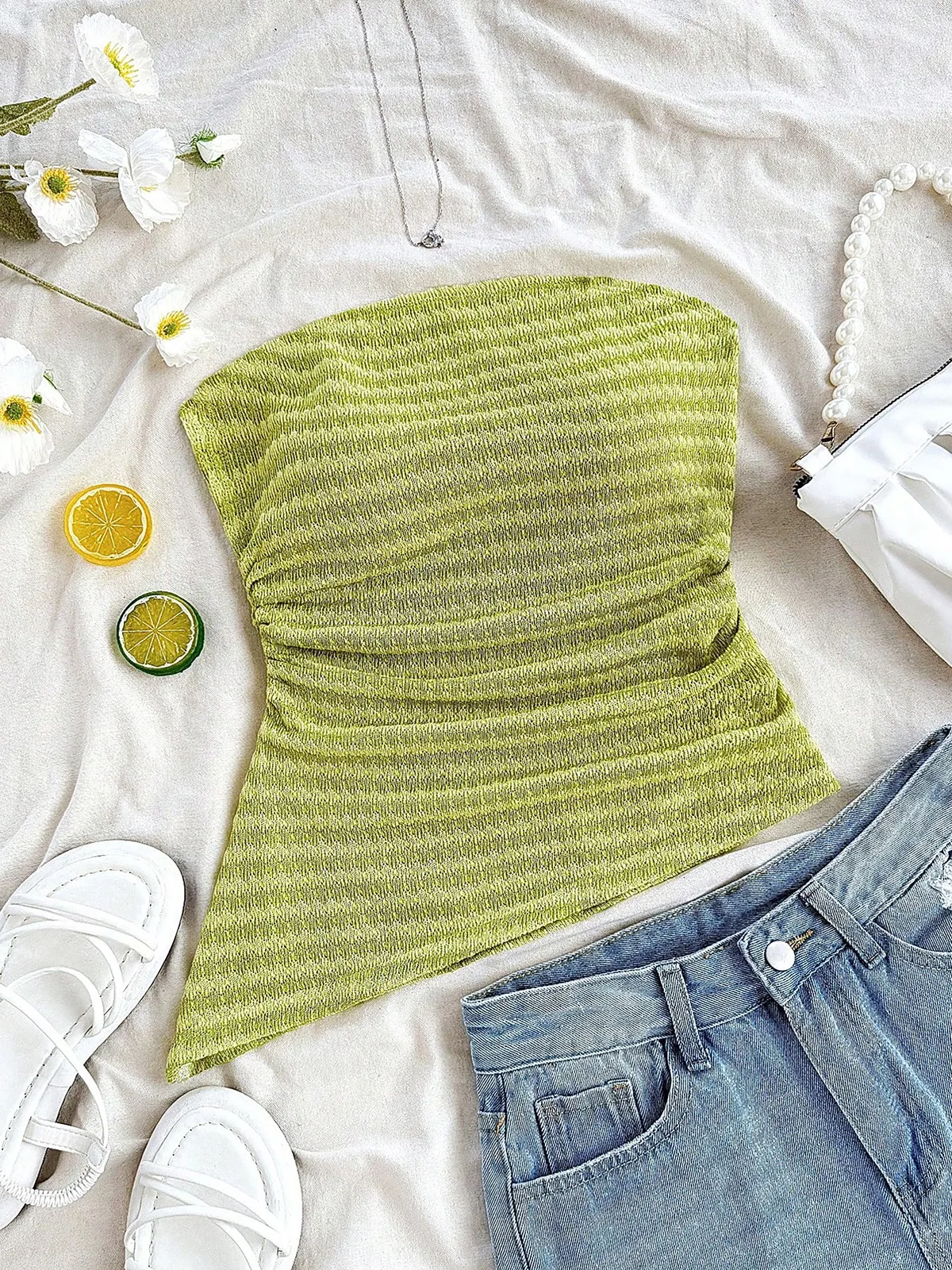 Gathered Tube Top | Savana | Bestsellers