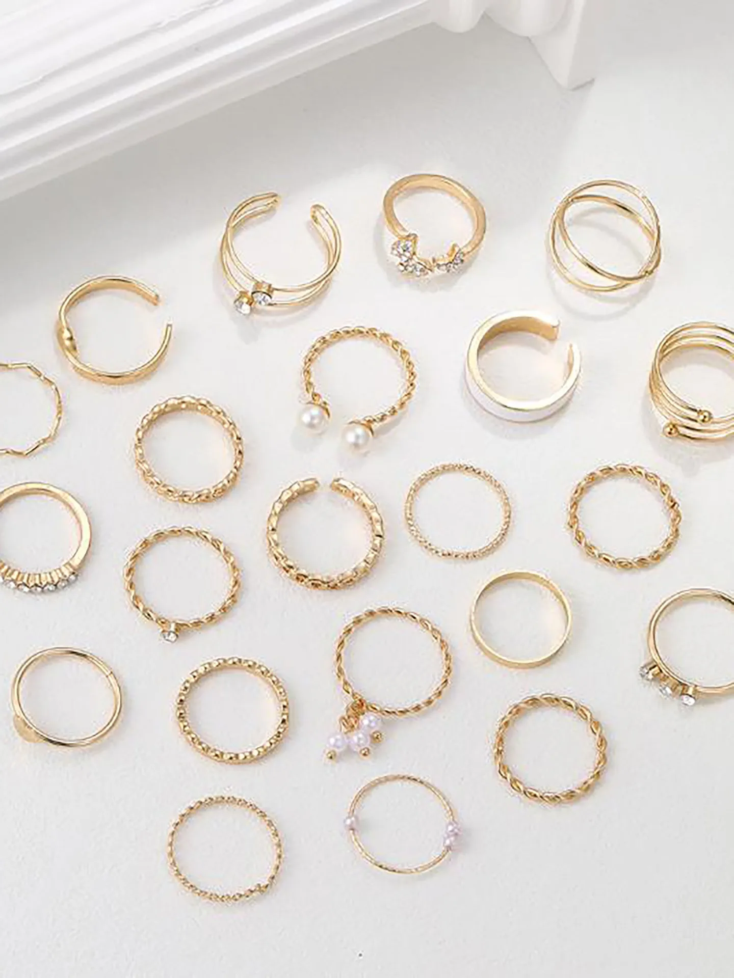 Pearl Ring Set | Savana | Bestsellers