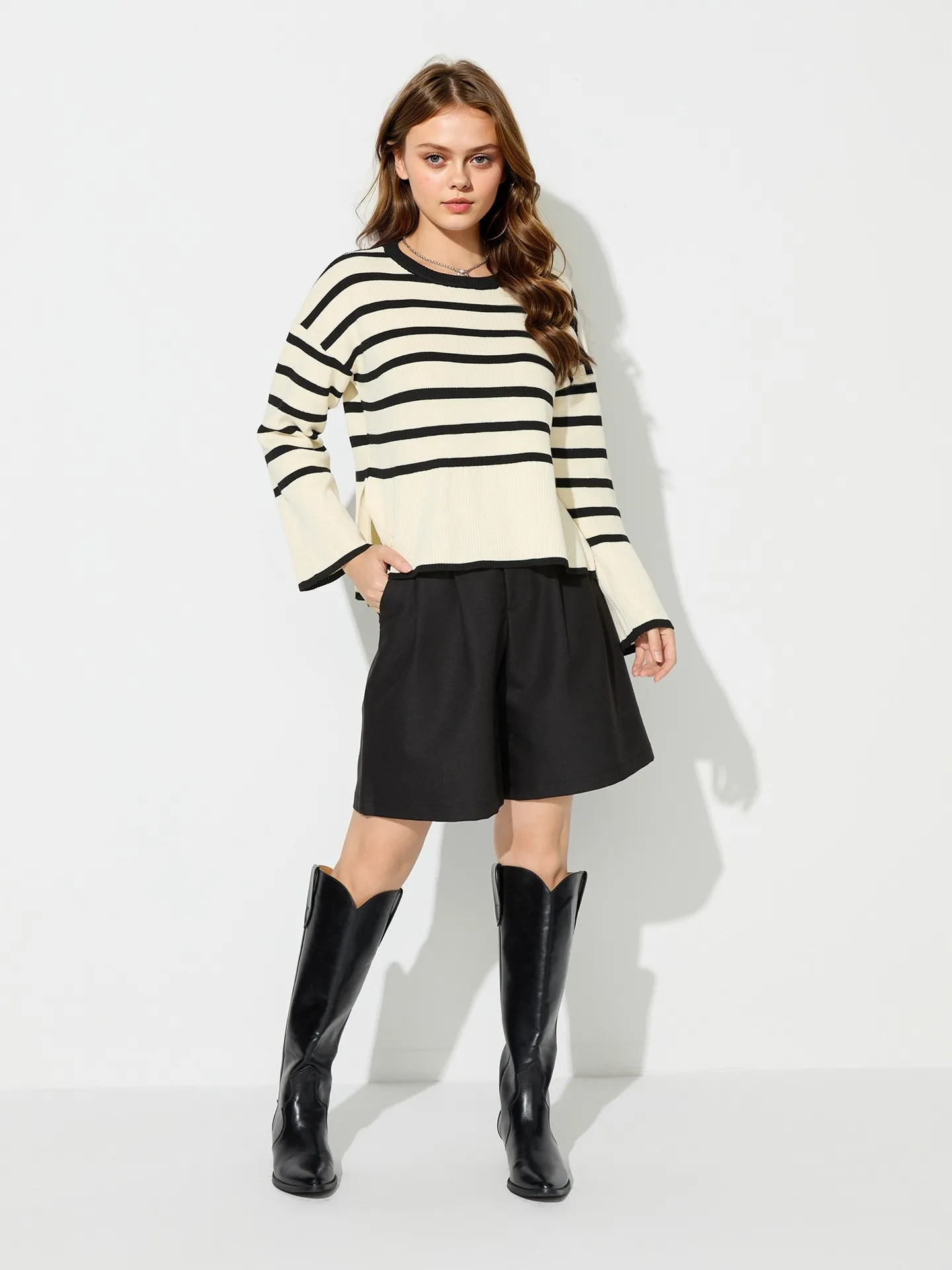 Colour Block Knit Pullover | Savana | Bestsellers