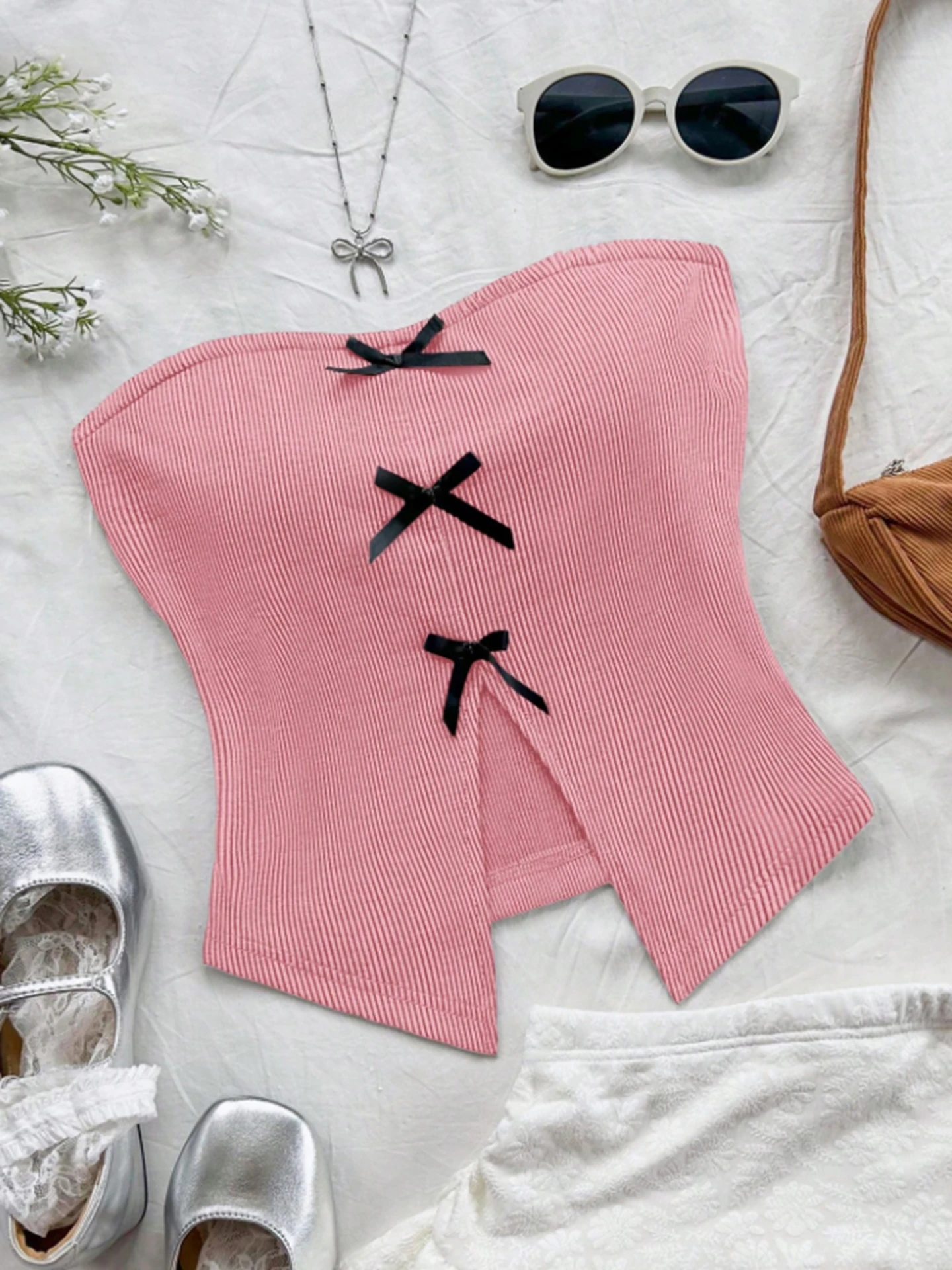 Triple Bow Tube Top | Savana | Bestsellers